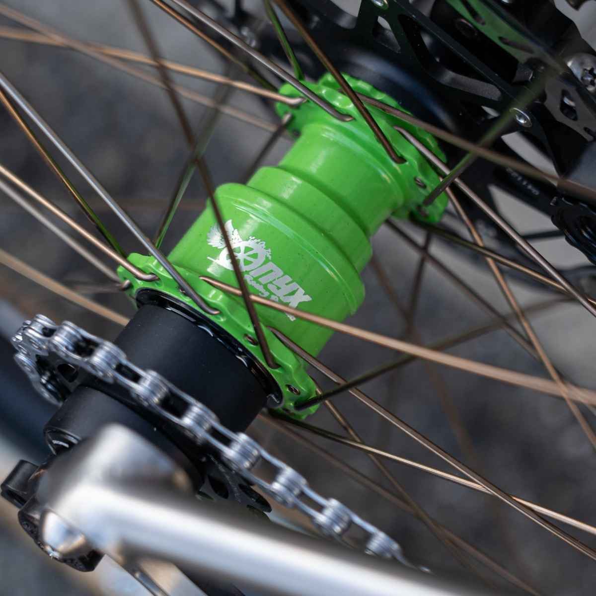 *ONYX RACING PRODUCTS* Vesper Disc CL Hub Rear (hi-vis Orange) - BLUE ...